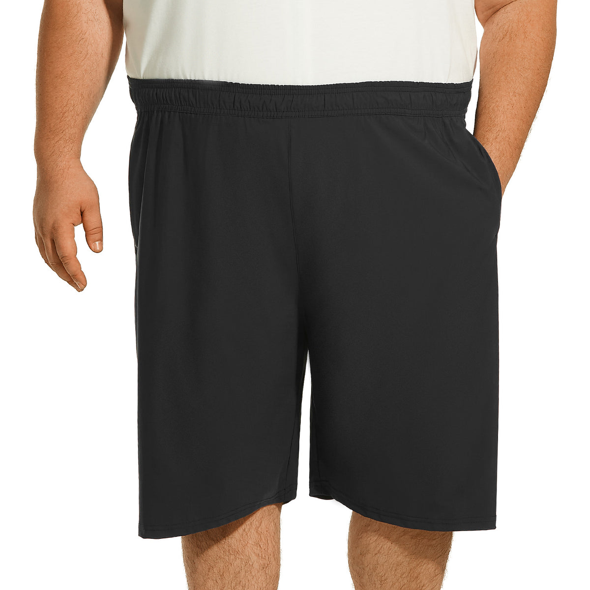 HOdo Big and Tall Mens Athletic Shorts Active Running Shorts with Pock ...